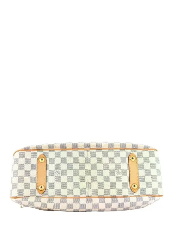 LOUIS VUITTON Siracusa Gm Damier Shoulder Bag - White
