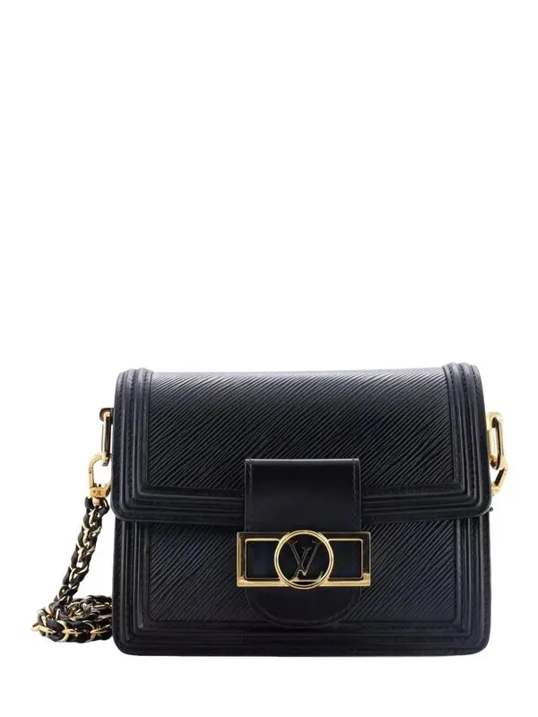 LOUIS VUITTON Dauphine Epi Leather Mini Shoulder Bag - Black
