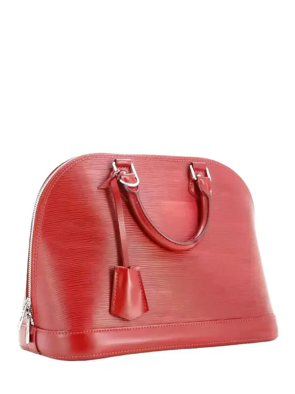 LOUIS VUITTON Alma Handbag Epi Leather Pm - Red