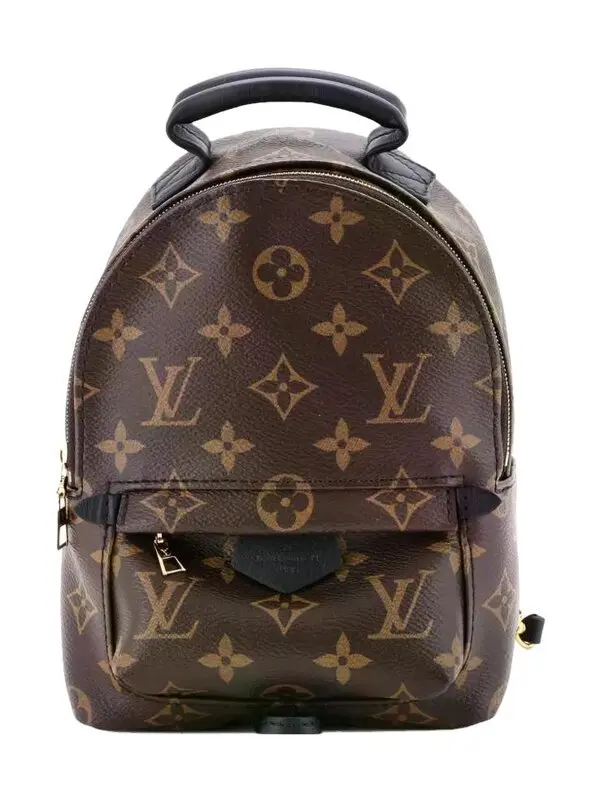 LOUIS VUITTON Palm Springs Monogram Canvas Mini Backpack - Brown