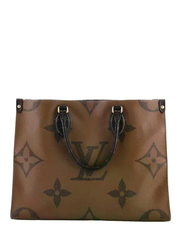LOUIS VUITTON Onthego Reverse Monogram Giant Mm Tote Bag - Brown