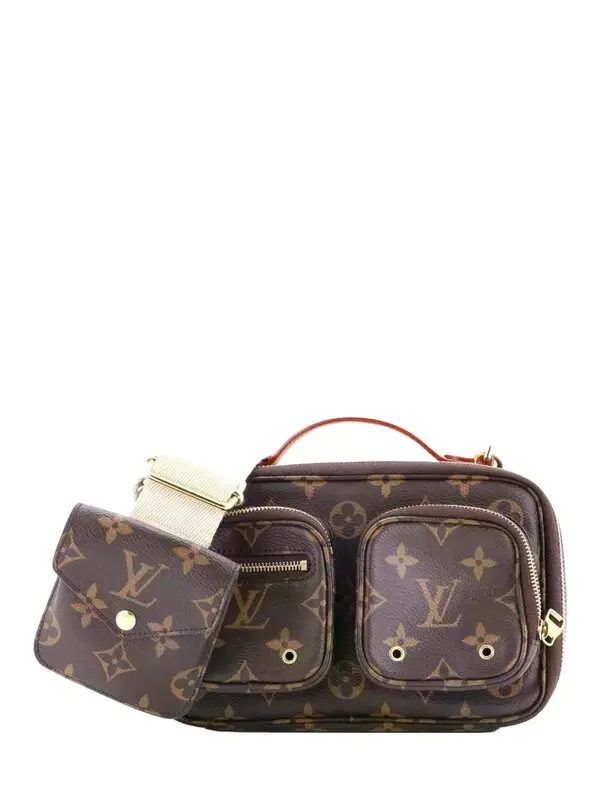 LOUIS VUITTON Utility Monogram Canvas Crossbody Bag - Brown