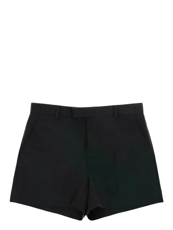 Gucci Logo Wool Shorts - Black