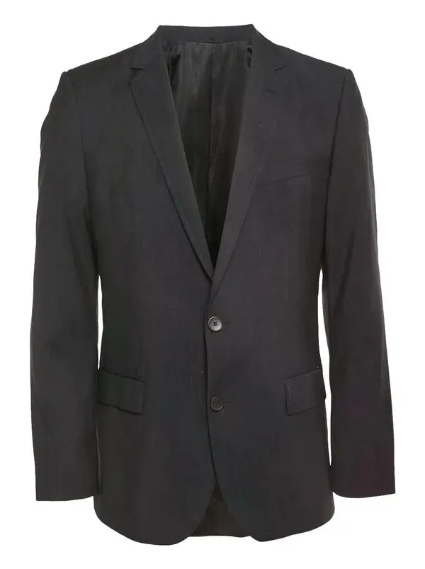 Hugo Boss Single-breasted Wool Blazer - Blue