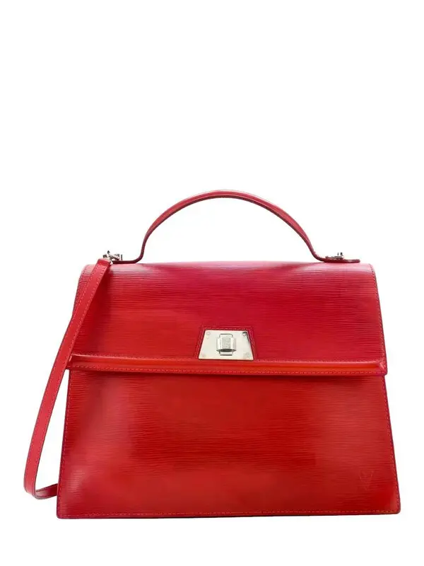 LOUIS VUITTON Sevigne Gm Satchel Epi Leather - Red