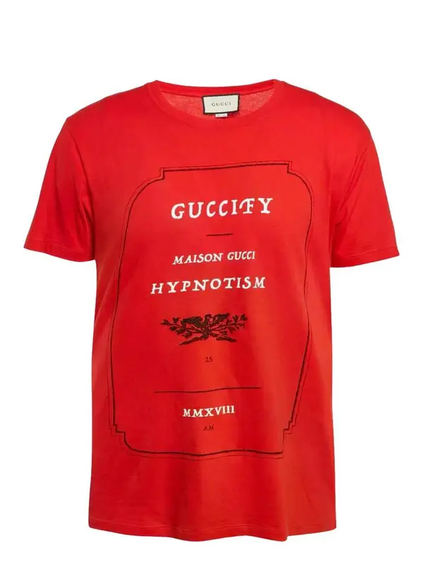 Gucci Graphic-print T-shirt - Red