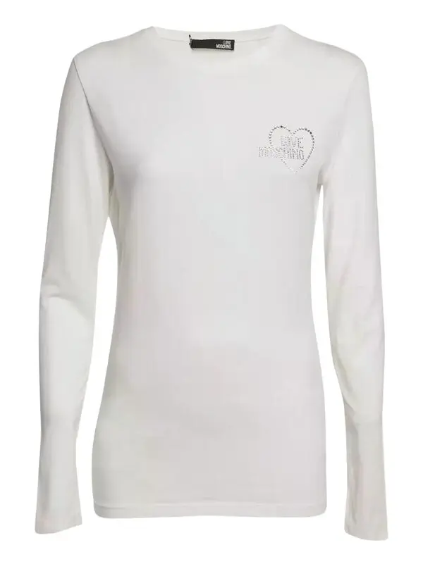 Moschino Long-sleeved Tee - White
