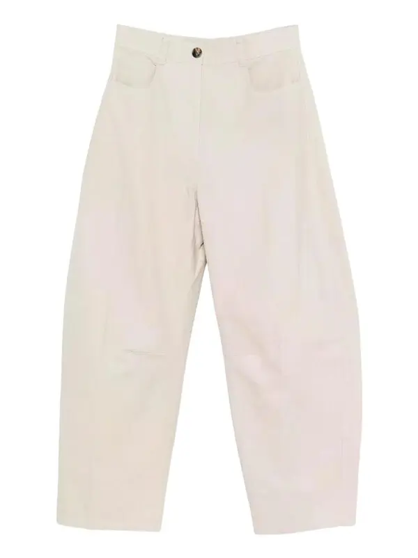 Mark Kenly Domino Tan Five-pocket Trousers - Neutrals
