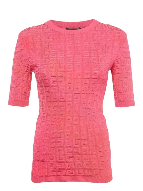 Givenchy Monogram Jacquard Top - Pink
