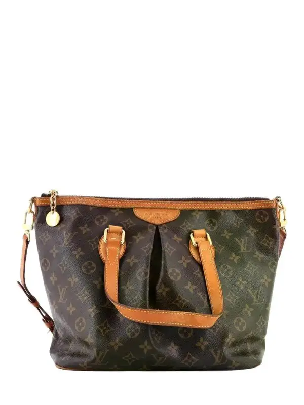 LOUIS VUITTON Palermo Handbag Monogram Canvas Pm Tote - Brown