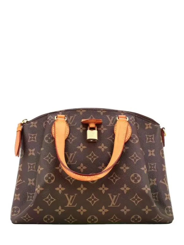 LOUIS VUITTON Rivoli Handbag Monogram Canvas Pm - Brown