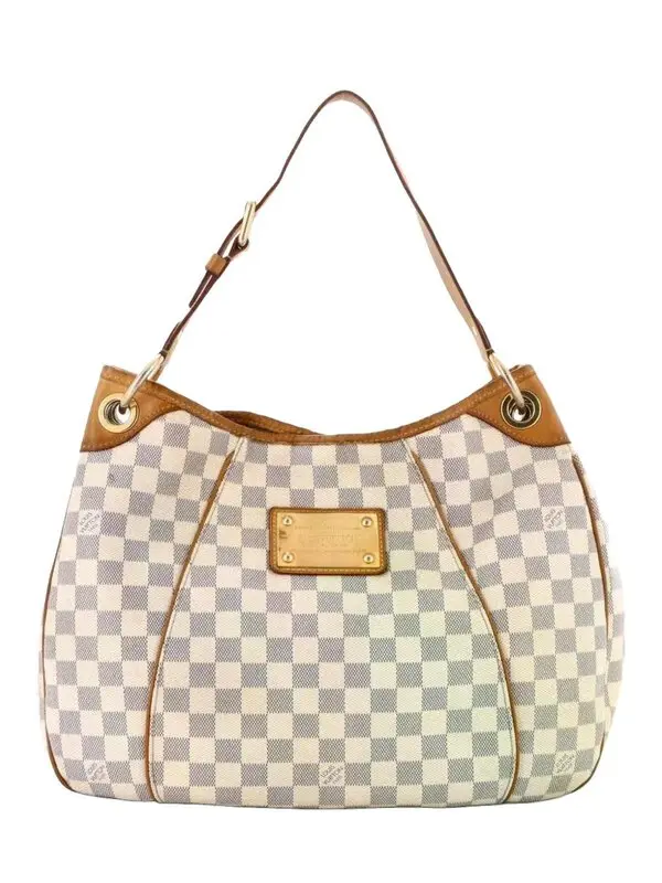 LOUIS VUITTON Galliera Handbag Damier Pm Hobo Bag - White