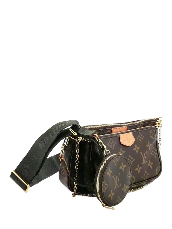 LOUIS VUITTON Multi Pochette Accessoires Monogram Canvas Crossbody Bag - Brown