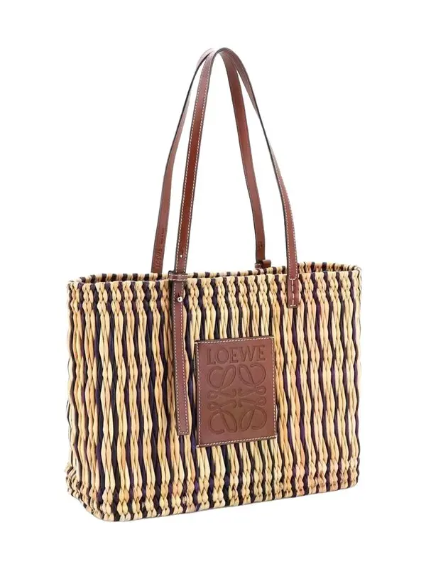 Loewe Paula's Ibiza Square Basket Small Tote Bag - Brown