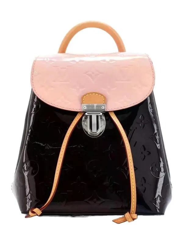 LOUIS VUITTON Hot Springs Monogram Vernis Backpack - Pink