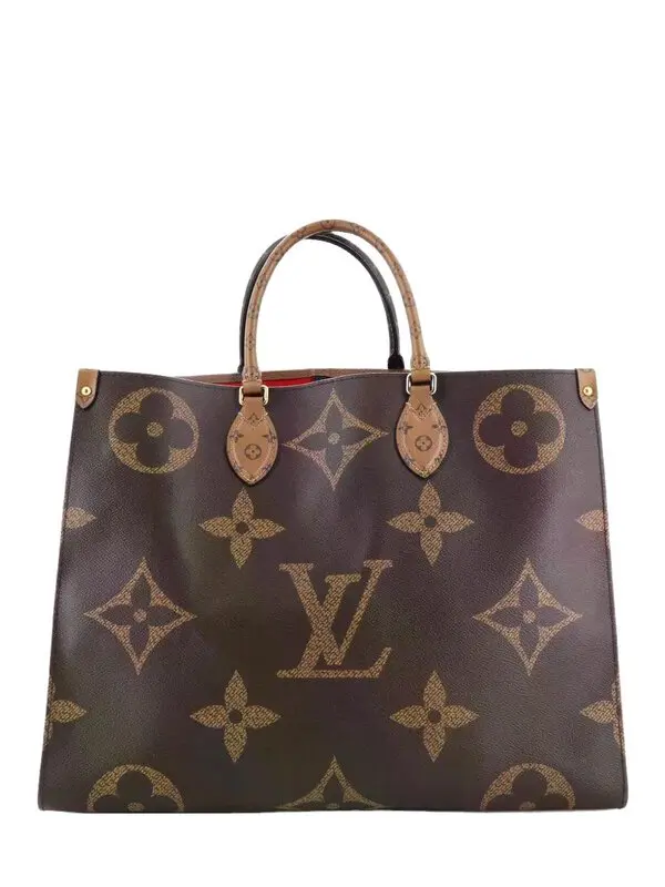 LOUIS VUITTON Onthego Reverse Monogram Giant Gm Tote Bag - Brown