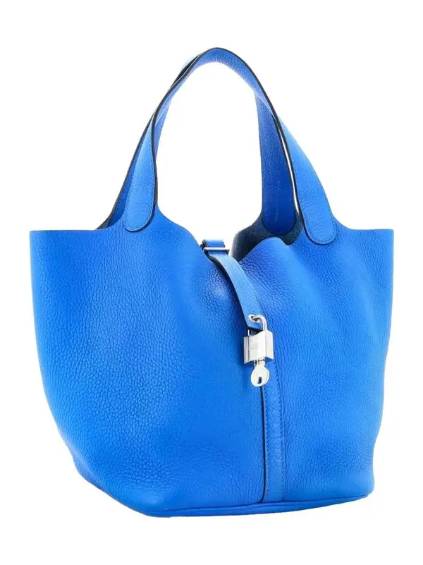 Hermès Picotin Lock Mm Bucket Bag - Blue