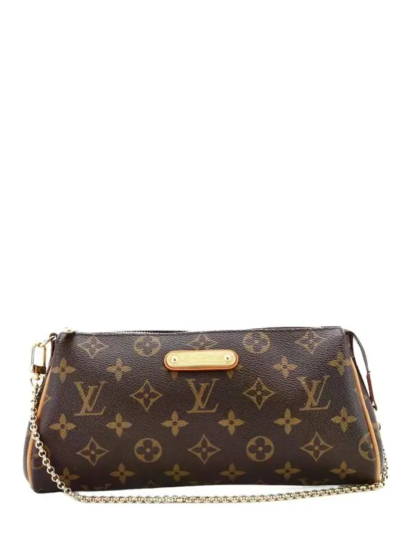 LOUIS VUITTON Eva Handbag Monogram Canvas - Brown
