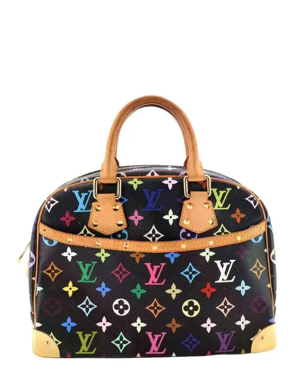 LOUIS VUITTON Trouville Handbag Monogram Multicolor Satchel - Black
