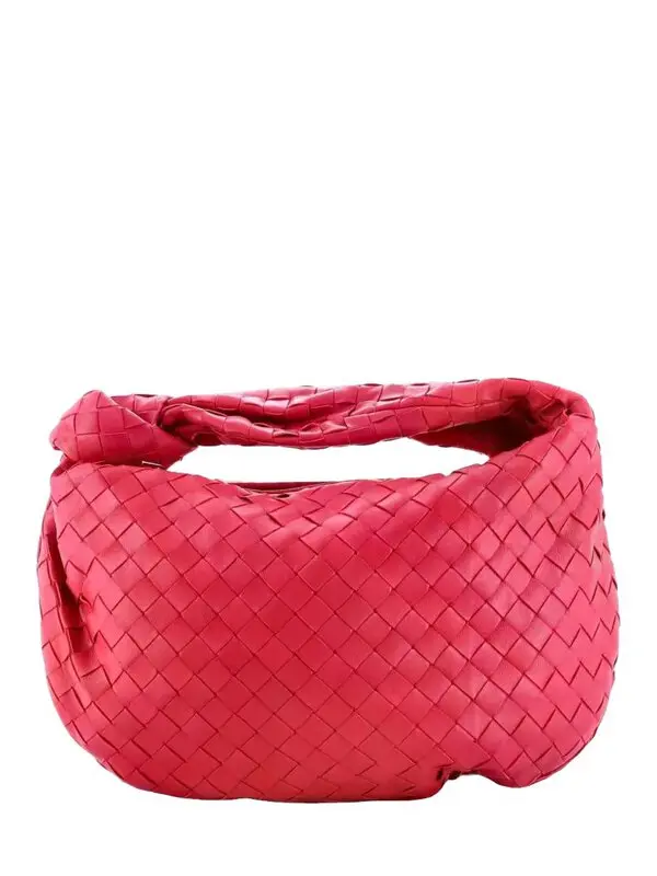 Bottega Veneta Jodie Intrecciato Nappa Teen Hobo Bag - Pink