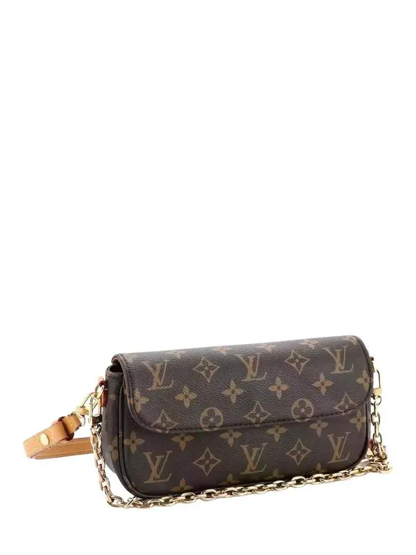 LOUIS VUITTON Ivy Wallet On Chain Monogram Canvas Shoulder Bag - Brown