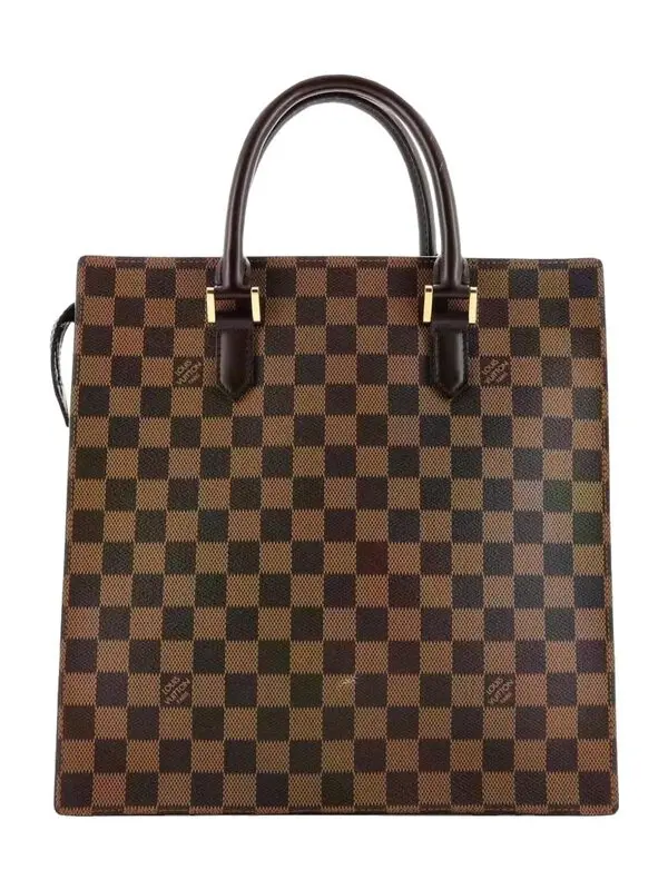 LOUIS VUITTON Venice Sac Plat Damier Pm Tote Bag - Brown