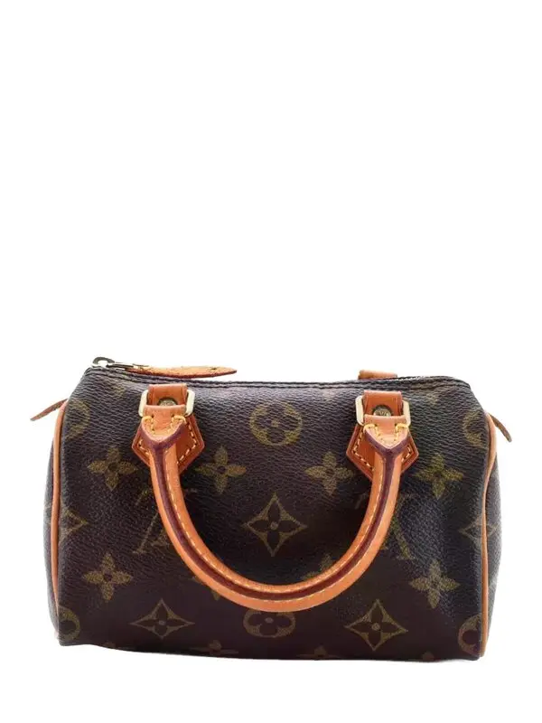 LOUIS VUITTON Speedy Mini Hl Handbag Monogram Canvas - Brown