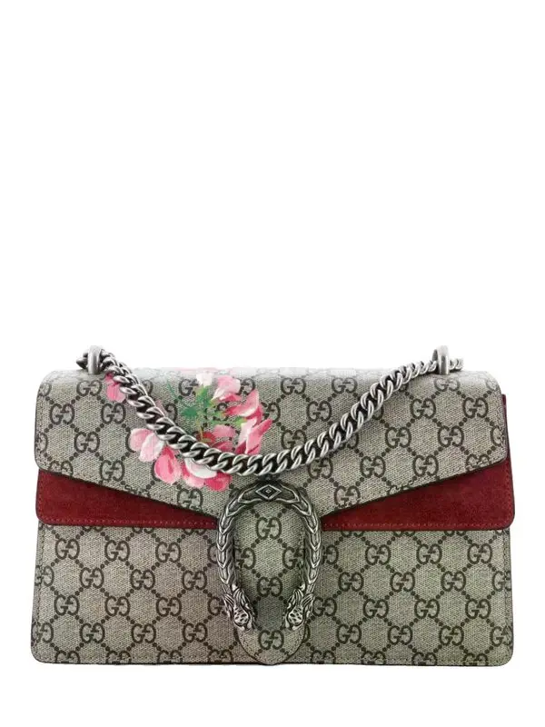 Gucci Dionysus Blooms Print Gg Coated Canvas Small Shoulder Bag - Brown