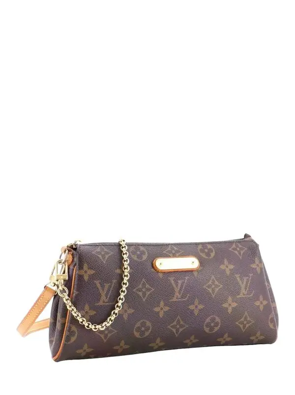 LOUIS VUITTON Eva Handbag Monogram Canvas - Brown