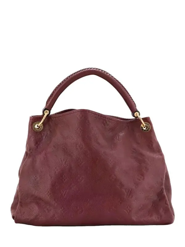 LOUIS VUITTON Artsy Mm Hobo Bag Monogram Empreinte Leather - Red