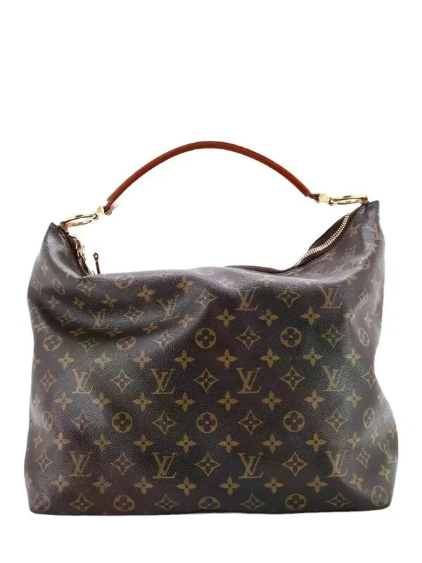 LOUIS VUITTON Sully Handbag Monogram Canvas Pm - Brown