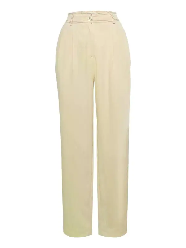See By Chloé Contrast-stitch Trousers - Neutrals