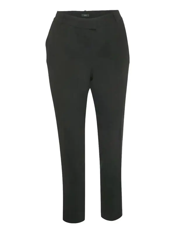 JOSEPH Pressed-crease Trousers - Black
