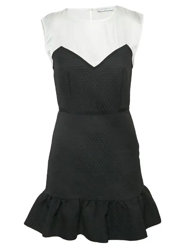 Sandro Jacquard Mini Dress - Black