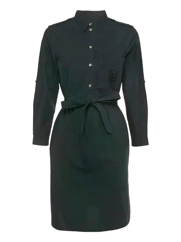 Burberry Cotton Shirt Dress - Blue