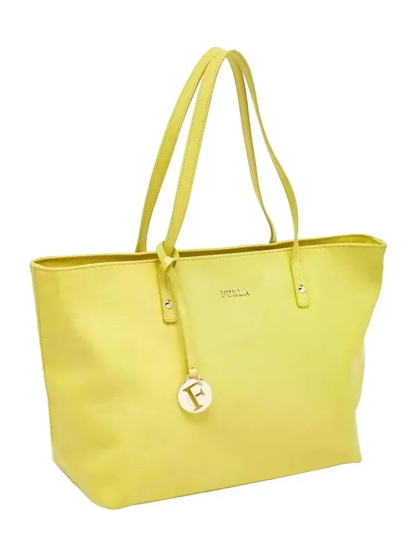 Furla Leather Tote - Yellow