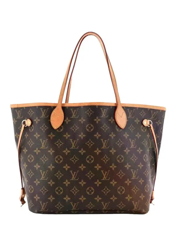 LOUIS VUITTON Neverfull Mm Monogram Canvas Tote Bag - Brown
