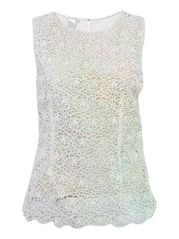 Oscar De La Renta Top - White