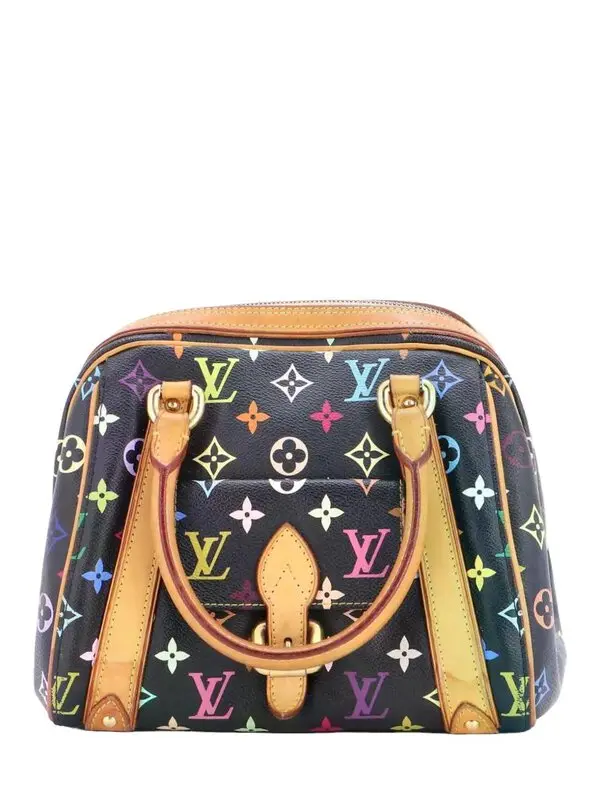 LOUIS VUITTON Priscilla Handbag Monogram Multicolor Satchel - Black