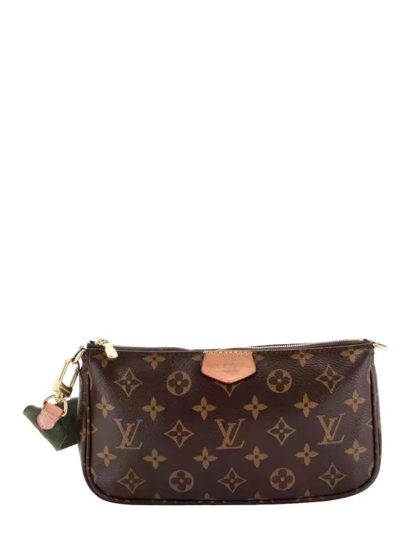 LOUIS VUITTON Multi Pochette Accessoires Monogram Canvas Crossbody Bag - Brown