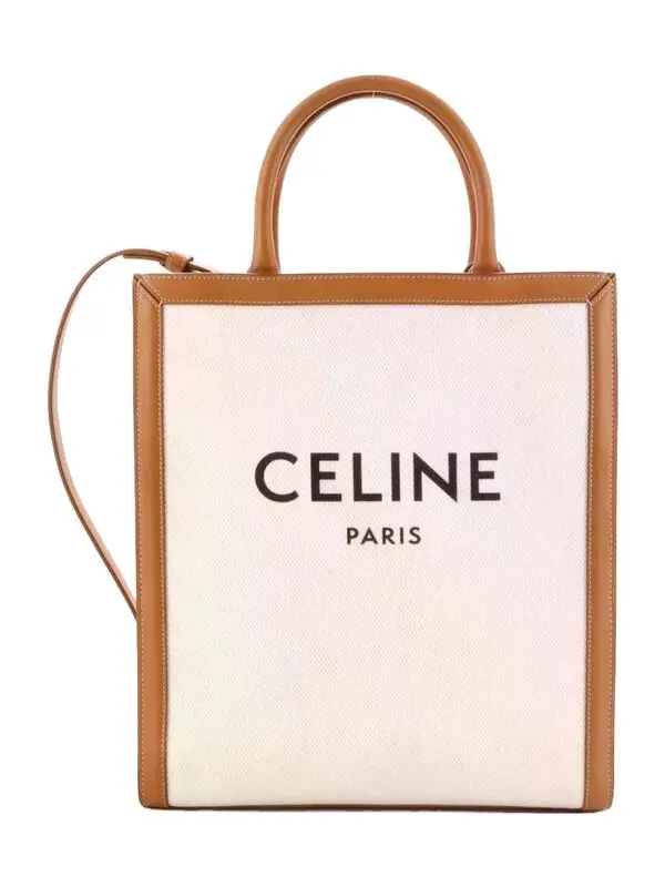Celine Vertical Cabas Small Tote Bag - Neutrals