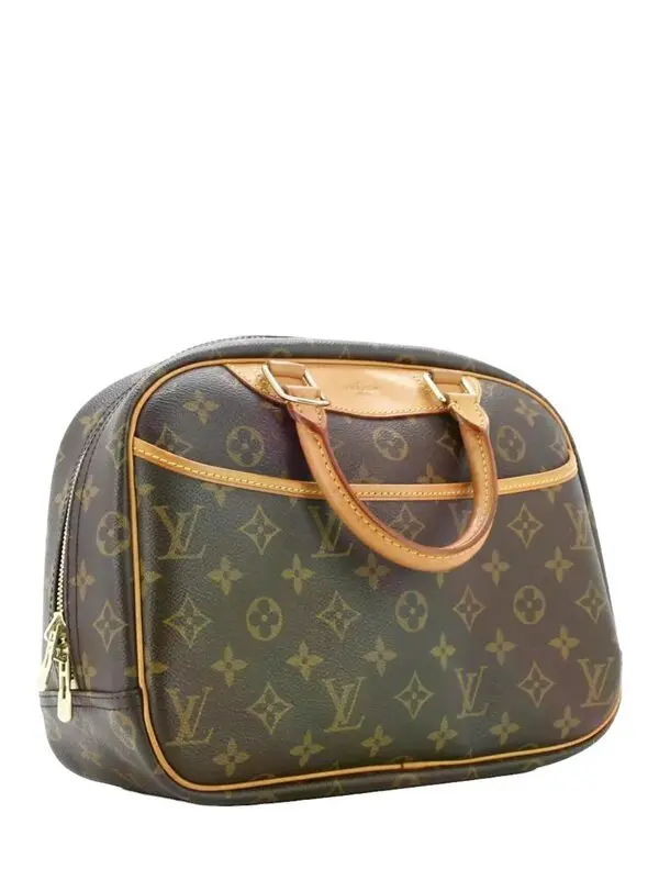 LOUIS VUITTON Trouville Monogram Canvas Satchel - Brown