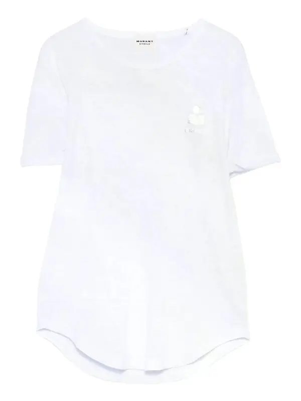 MARANT ETOILE Logo-print T-shirt - White