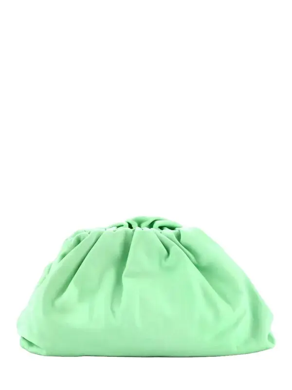 Bottega Veneta The Pouch Leather Teen Clutch Bag - Green