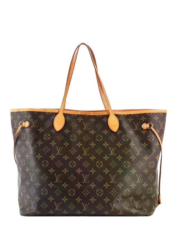LOUIS VUITTON Neverfull Gm Monogram Canvas Tote Bag - Brown