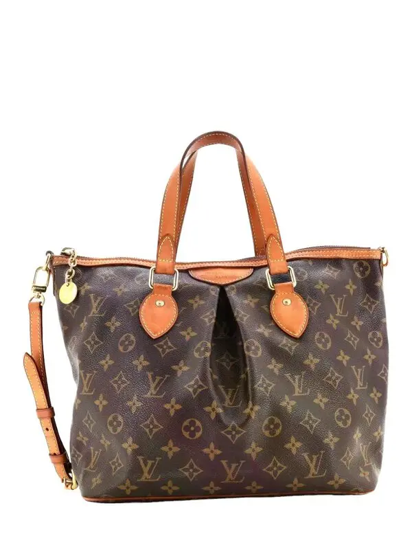 LOUIS VUITTON Palermo Handbag Monogram Canvas Pm Tote Bag - Brown