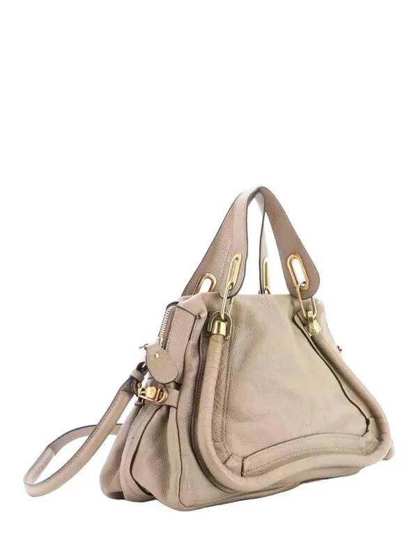 Chloé Paraty Top Handle Medium Satchel - Neutrals