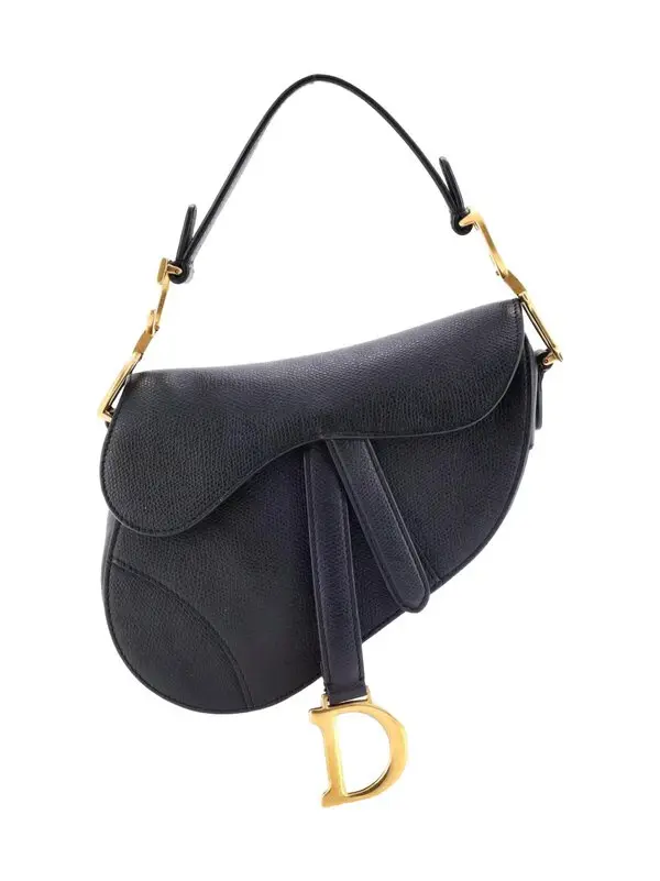 Dior Saddle Mini Shoulder Bag Leather - Black
