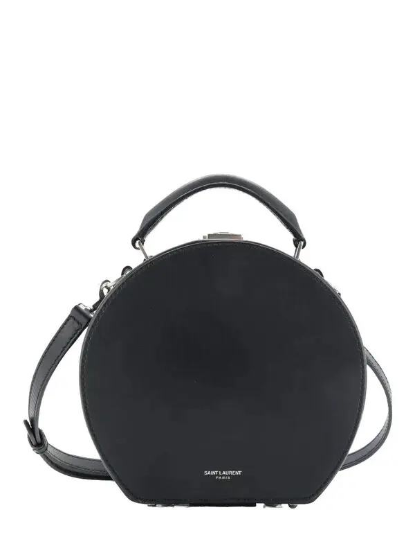 Saint Laurent Mica Hatbox Small Shoulder Bag - Black