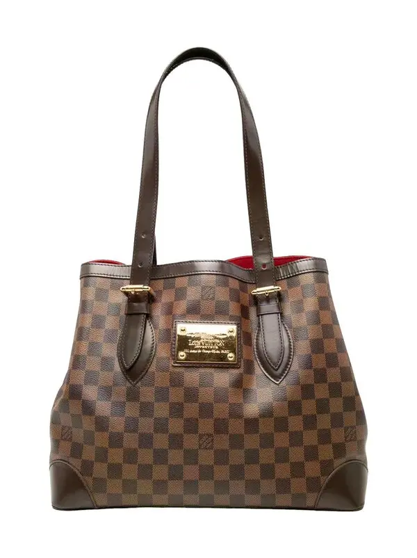 LOUIS VUITTON Hampstead Mm Tote Bag - Brown